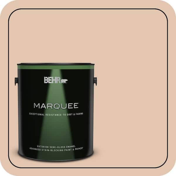 BEHR MARQUEE 1 gal. #MQ1-31 Cockleshell Semi-Gloss Enamel Exterior ...