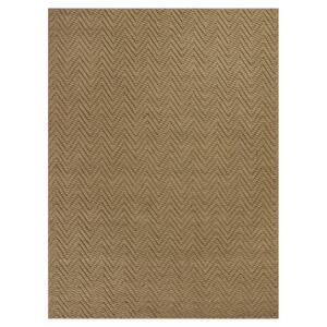 Kas Rugs Organic Herringbone Grey 2 ft. x 8 ft. Runner Rug ...