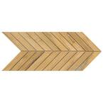Ivy Hill Tile Everlasting Chevron Birch 4 in. x 0.33 in. Matte Wood ...