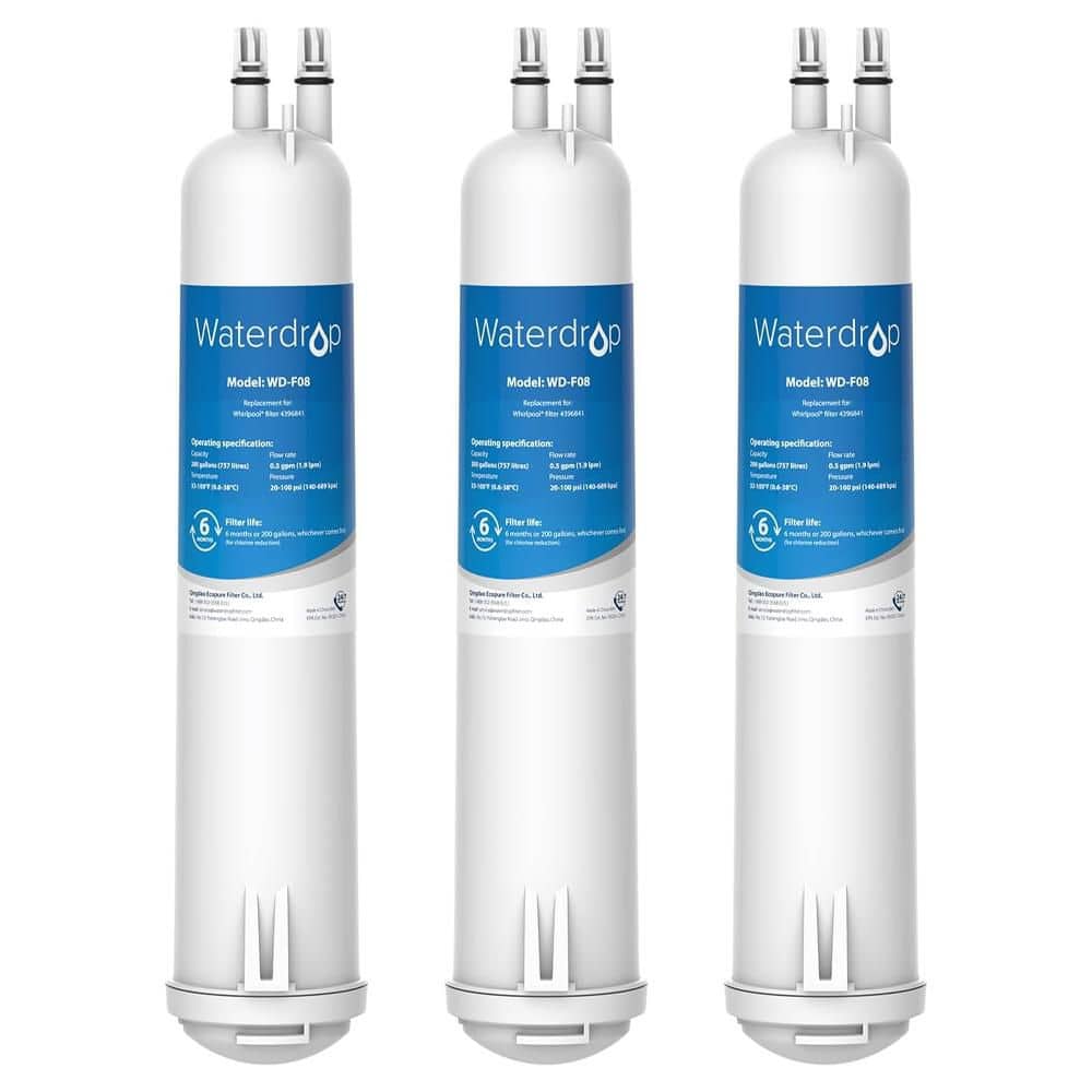 Waterdrop EDR3RXD1 Refrigerator Water Filter Replacement for Everydrop ...