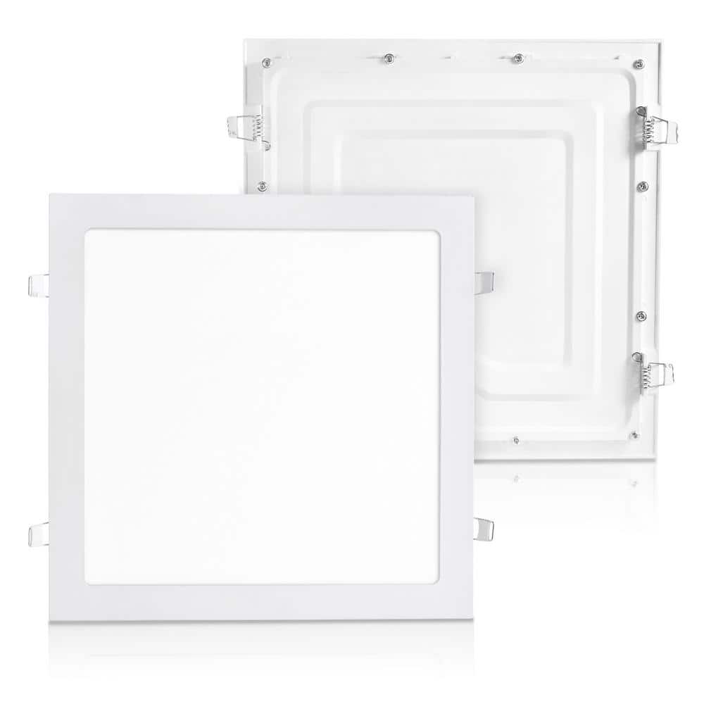 TYCOLIT 11 in. x 11.6 in. 2400 Lumens Integrated LED Panel Light, 4000K ...