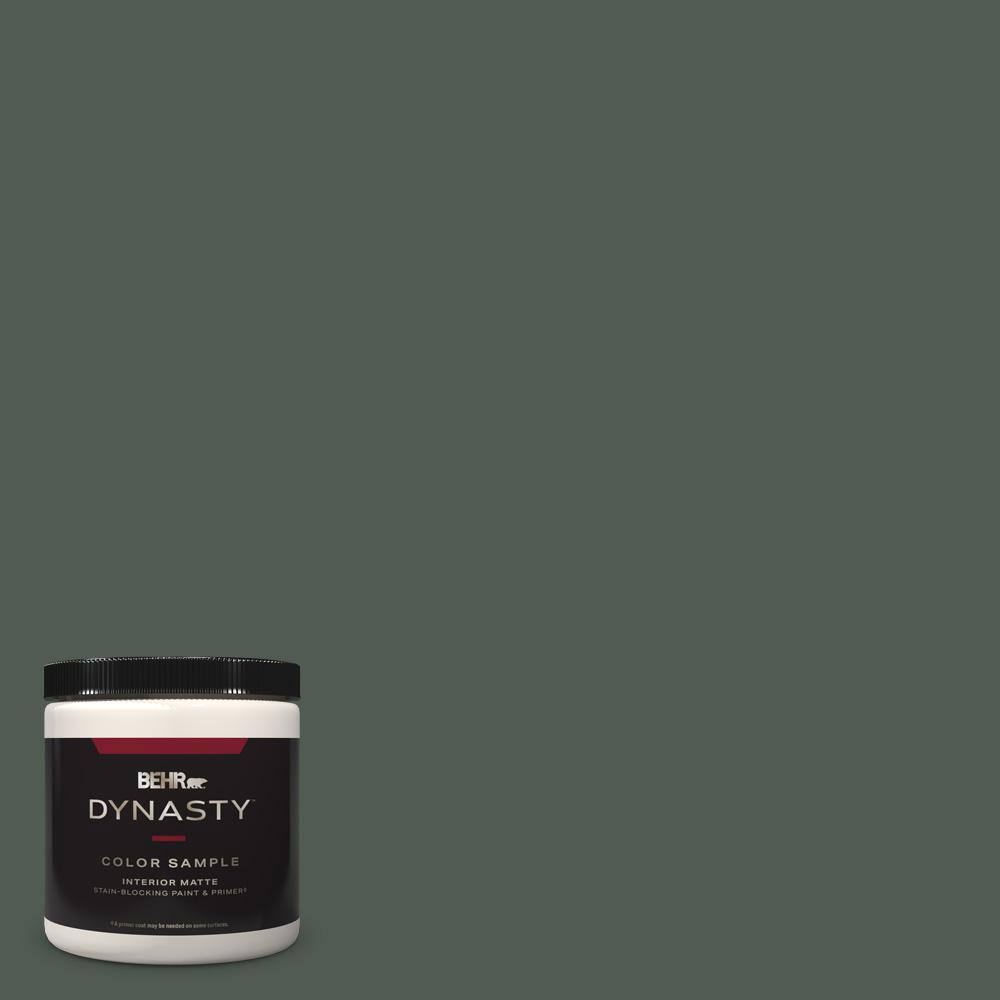 BEHR DYNASTY 8 oz. #N420-7 Alpine Trail One-Coat Hide Matte Stain ...