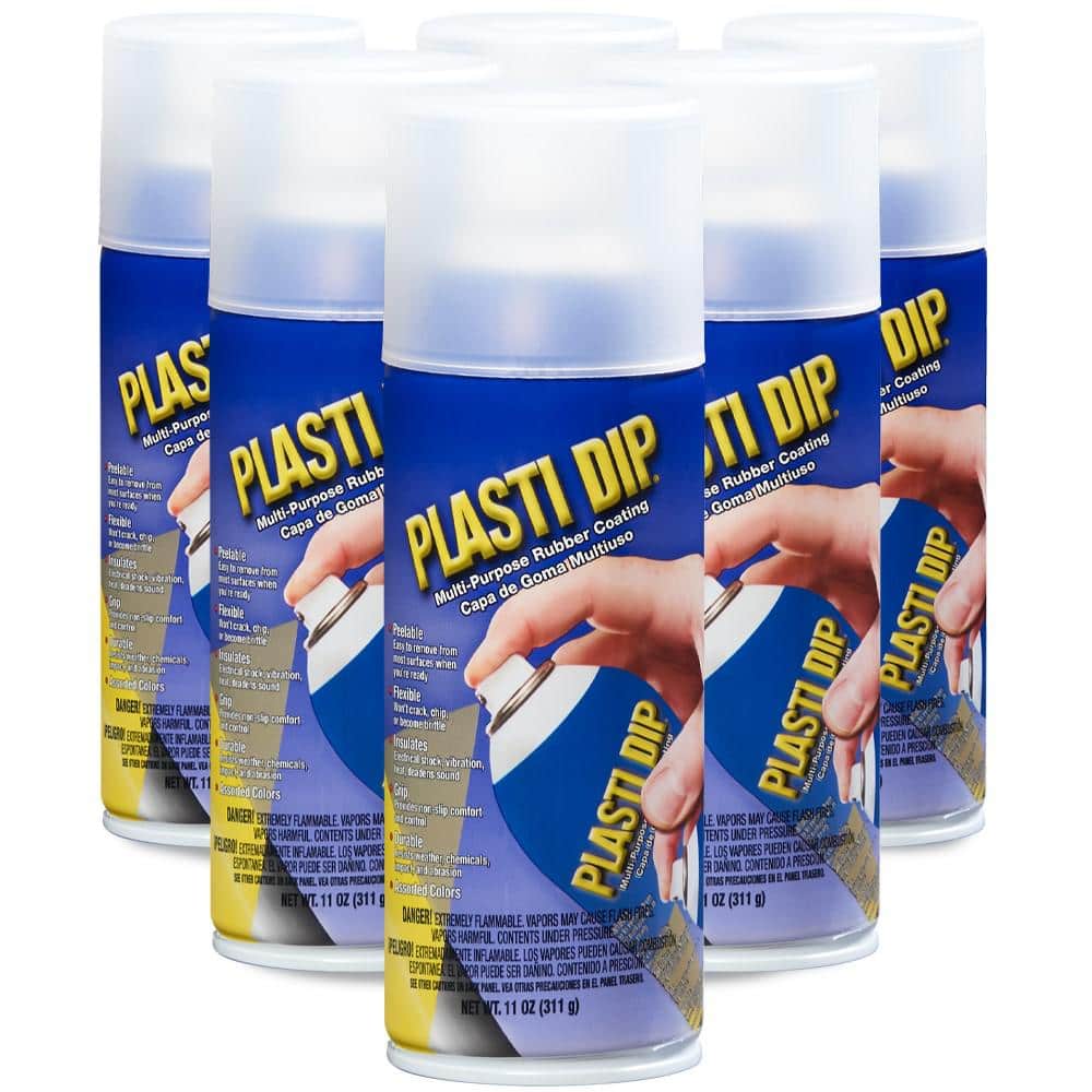 Plasti Dip 11 Oz Clear Plasti Dip 6 Pack 11209 6 The Home Depot