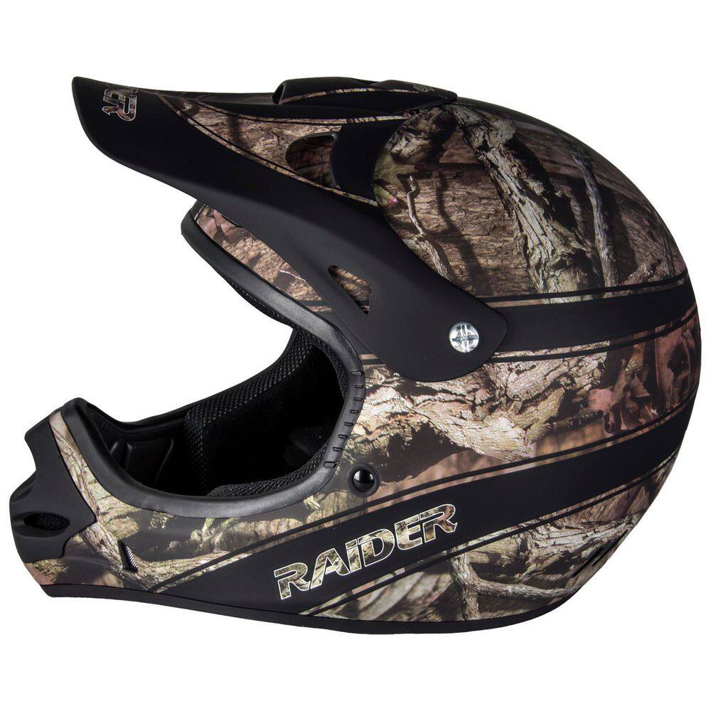 Raider Adult MX X-Large Mossy Oak Break-Up Off-Road Helmet 24-630MO-16 ...
