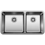 Blanco FORMERA Undermount Stainless Steel 33 in. 60/40 Double Bowl ...