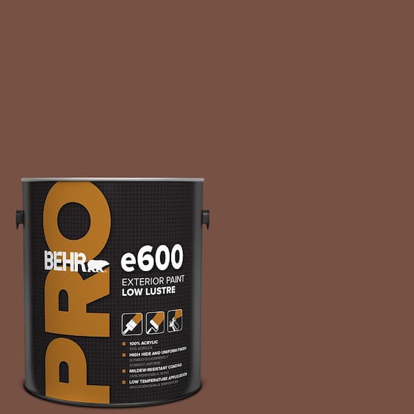 BEHR PRO 1 gal. #S190-7 Toasted Pecan Low Luster Exterior Paint PR62301 ...
