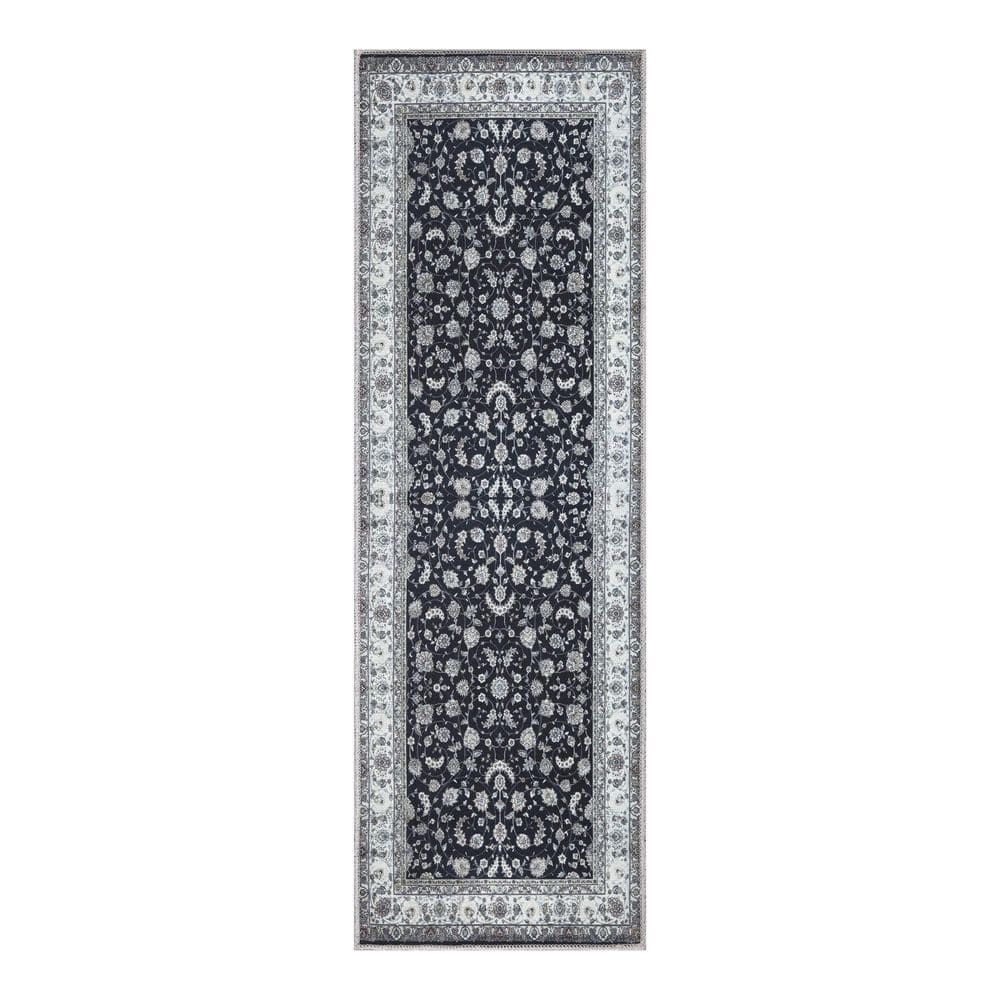 Ottomanson Non Shedding Washable Wrinkle-free Cotton Flatweave Floral ...