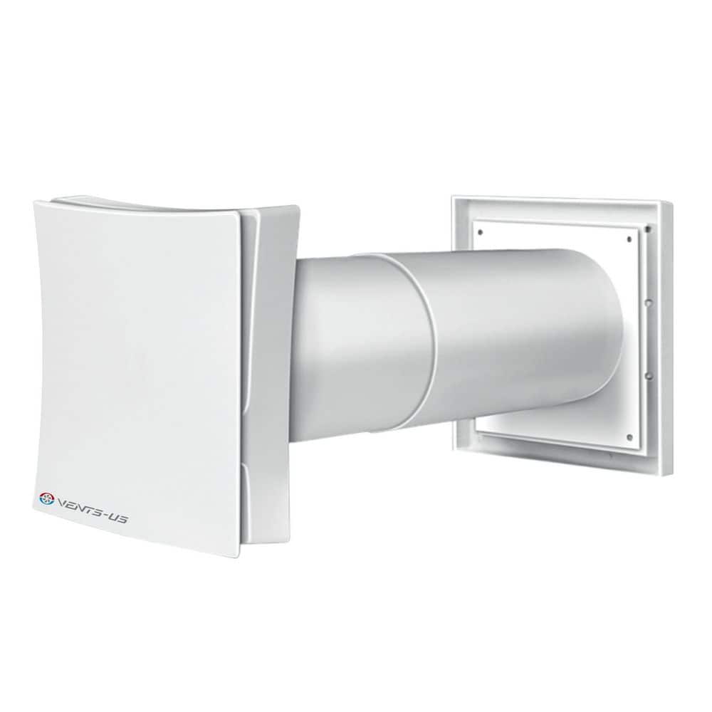VENTS-US 4 in. Wall Through Natural Ventilation Kit for Passive Fresh ...