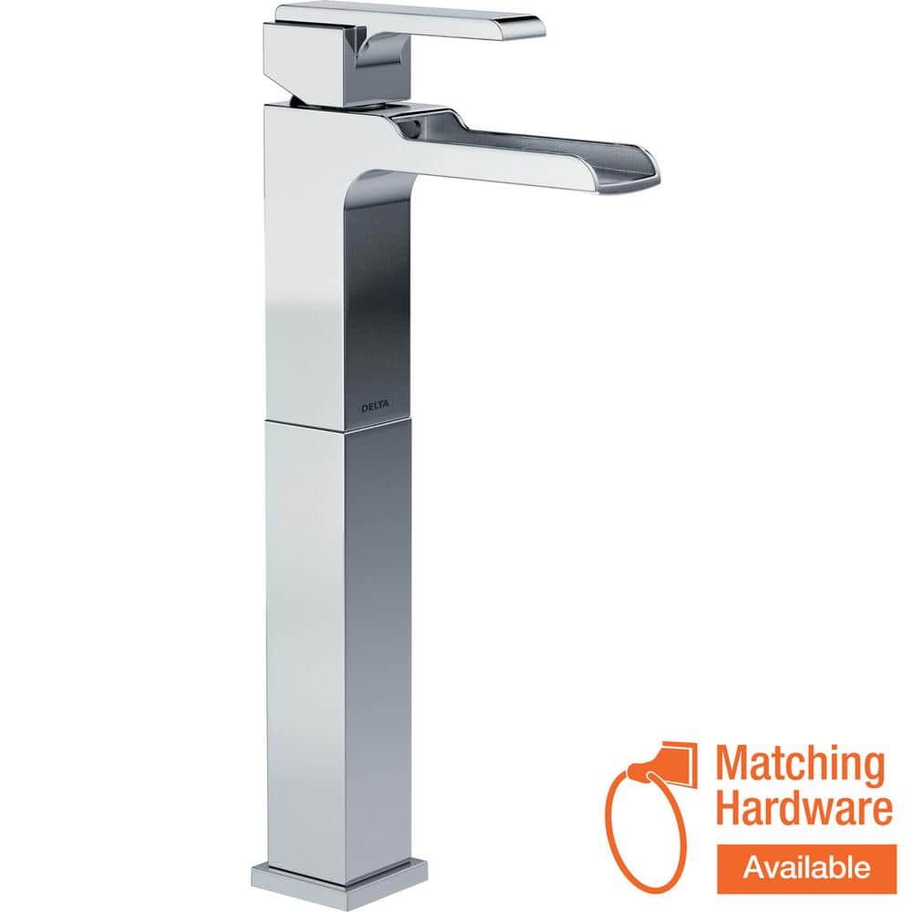 Delta Ara Single Hole Single-Handle Vessel Bathroom Faucet with Channel ...