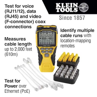 Klein Tools - Network Cable Testers - WiFi & Networking Devices - The ...