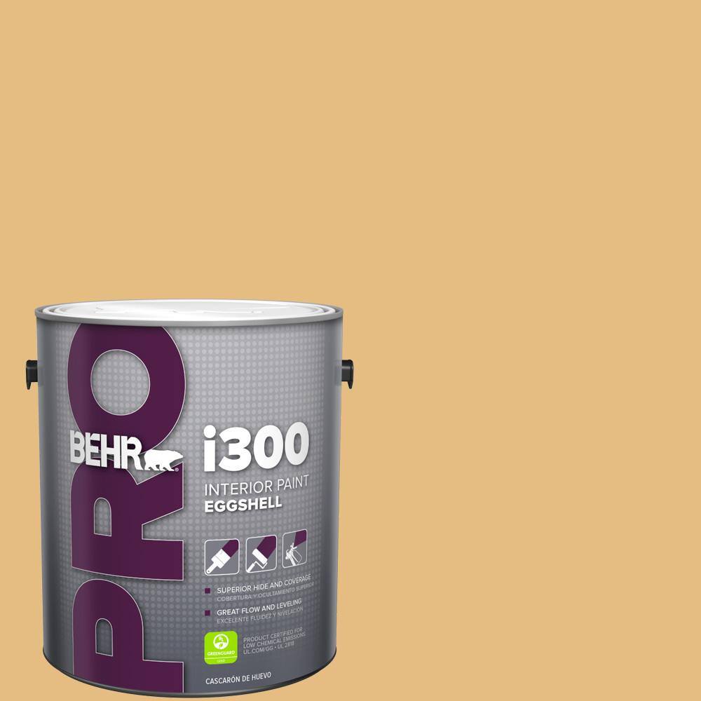 BEHR PRO 1 gal. #320D-4 Arizona Tan Eggshell Interior Paint PR33001 ...