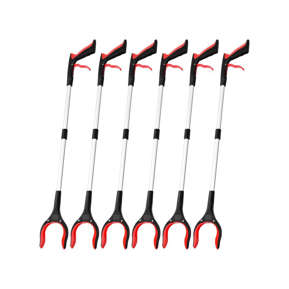 Misopily 32 in. Foldable Trash Grabber Reacher Tool Lightweight Handy ...