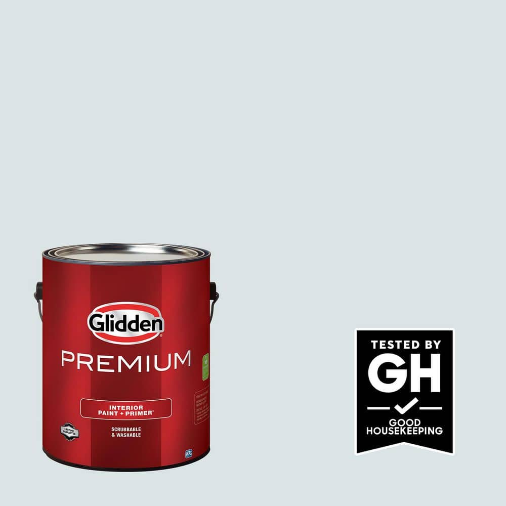 Glidden Premium 1 gal. PPG1149-1 Alpine Blue Eggshell Interior Latex ...