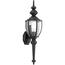 Progress Lighting Roman Coach Collection 1-Light Textured Black Clear ...