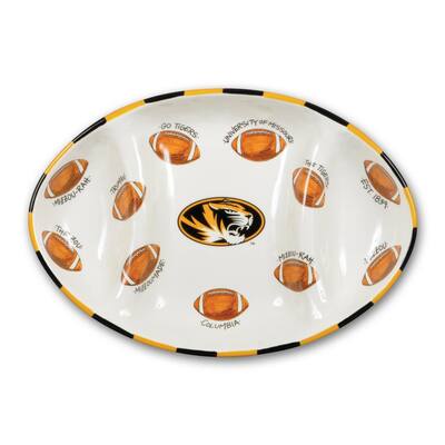 Magnolia Lane Clemson Ceramic Football Tailgating Platter 23142 - The ...