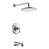 ANZZI Meno Series Single-Handle 1-Spray Tub and Shower Faucet in ...