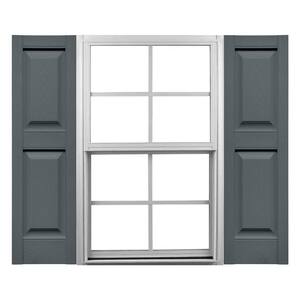 Ekena Millwork Mid America 14.75 in. W x 63 in. H Raised Panel Vinyl ...
