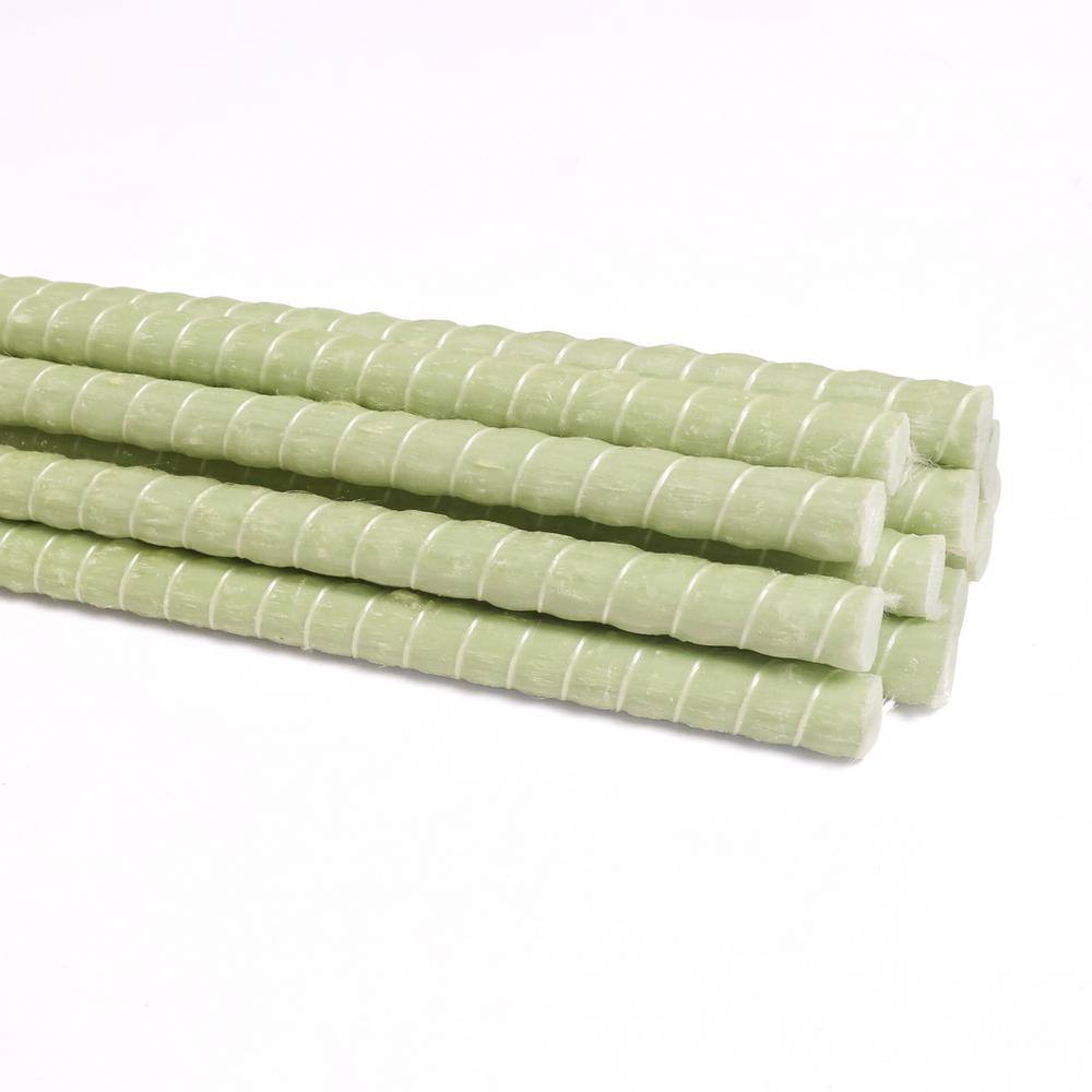 Wellco 1/2 in. x 60 in. #4 Nature Surface FRP Rebar (12-Pack) RB1260W12 ...