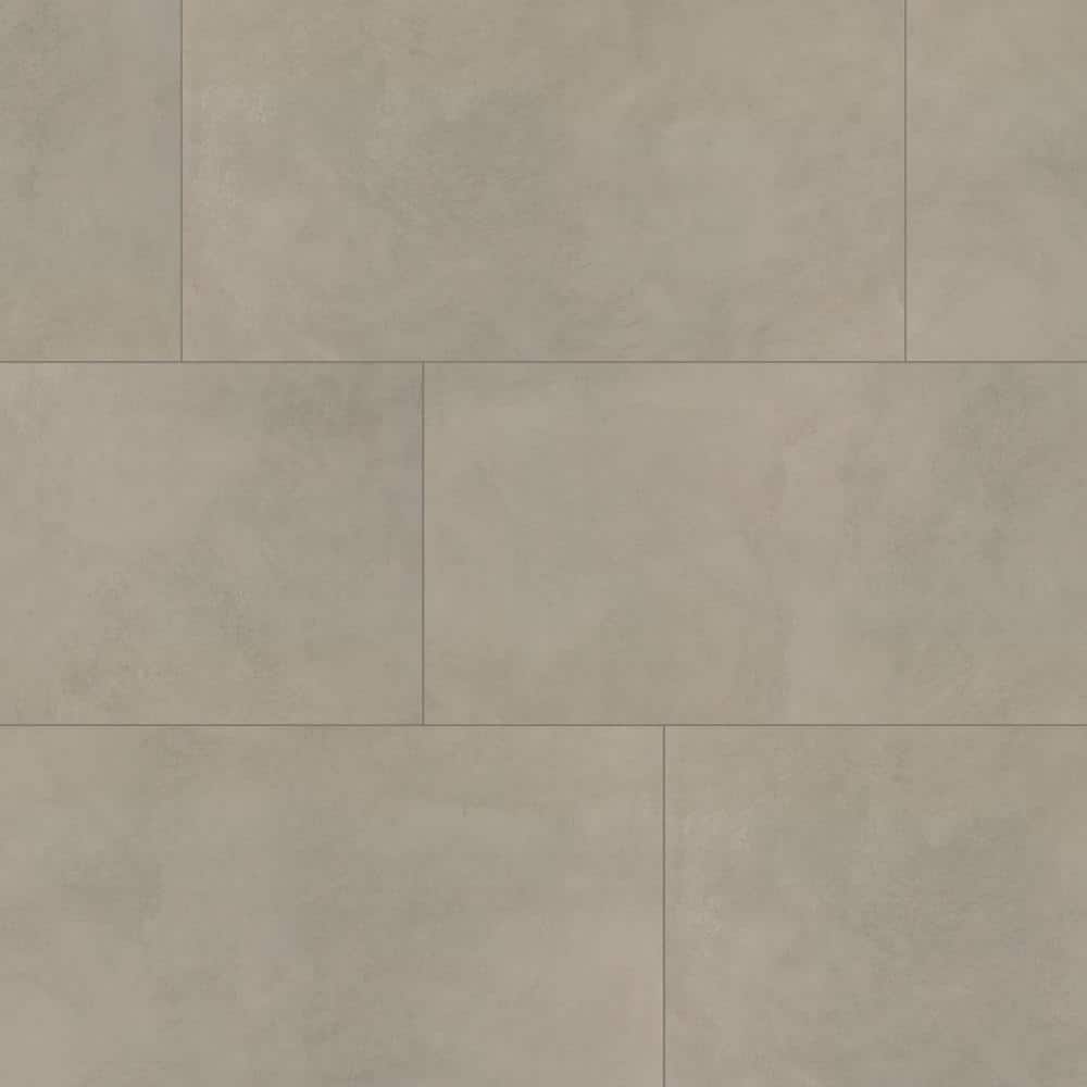 Daltile Indoterra Riverbed 24 in. x 48 in. Matte Porcelain Concrete ...