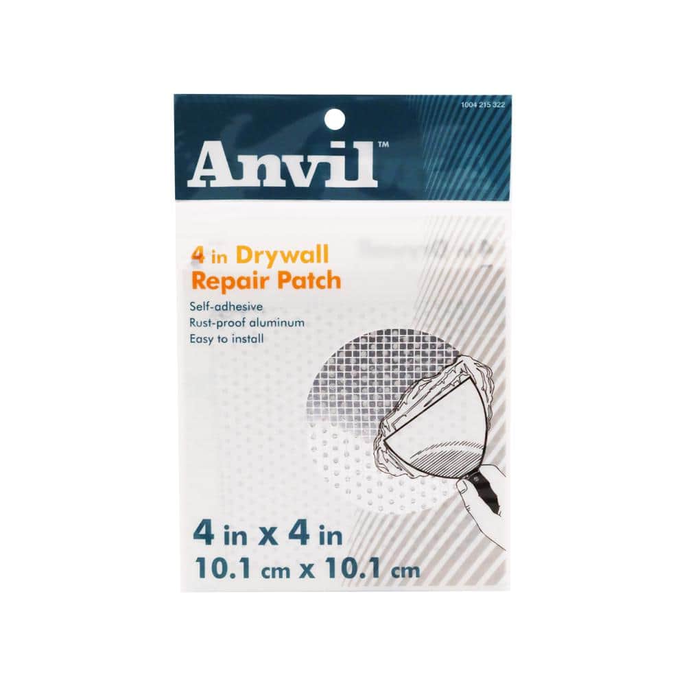 Anvil 4 in. x 4 in. Drywall Repair Patch WP4HD - The Home Depot