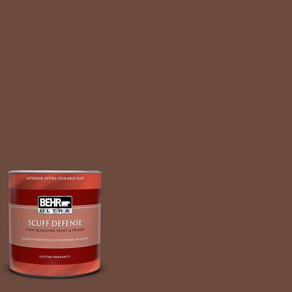 BEHR ULTRA 1 qt. #BXC-45 Classic Brown Extra Durable Flat Interior ...