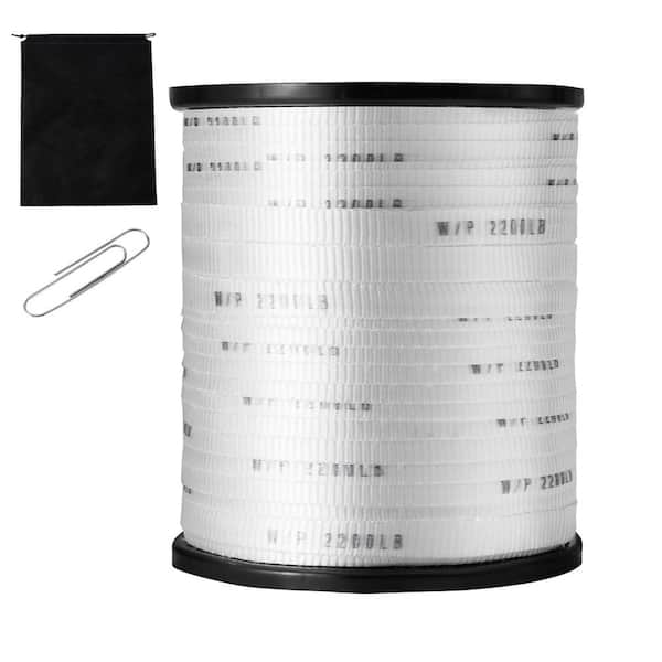 SVOPES Polyester Pull Tape, 5/8 in. x 630 ft. Flat Rope, 2200 lbs ...