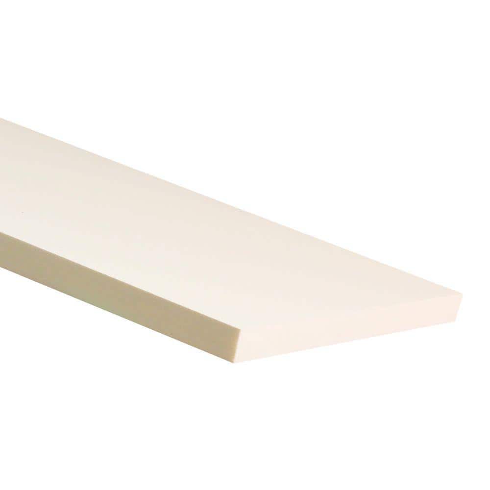 Veranda 3/4 in. x 2-1/2 in. x 8 ft. White PVC Trim HDTBSM010308 - The ...