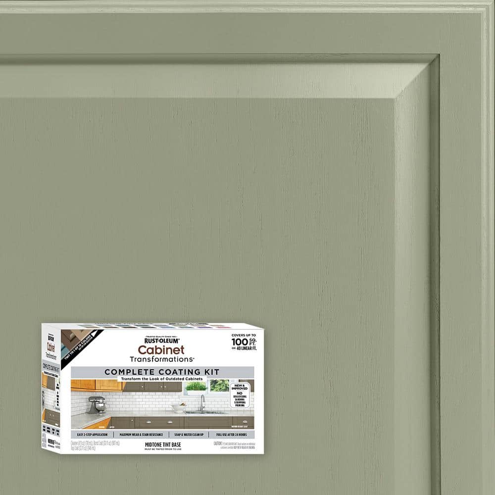 Reviews for Rust-Oleum Transformations 1 qt. Satin Tate Green Interior ...