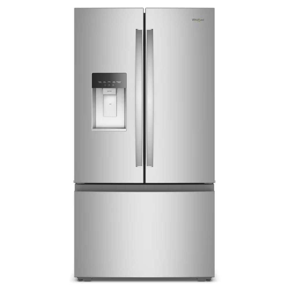 Whirlpool 36 in. 23.4 cu. ft. Counter Depth French Door Refrigerator in ...