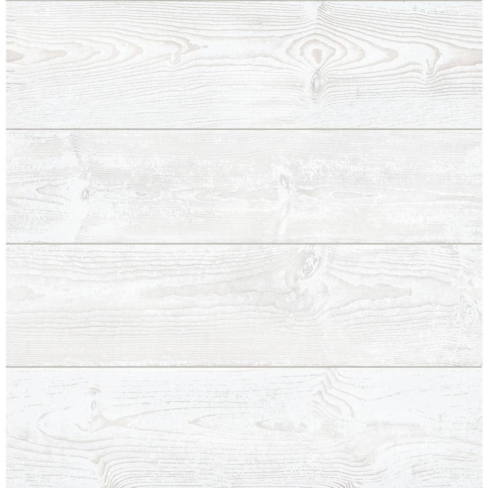 SCOTT LIVING White Urban Shiplap Self Adhesive Vinyl Peel and Stick ...