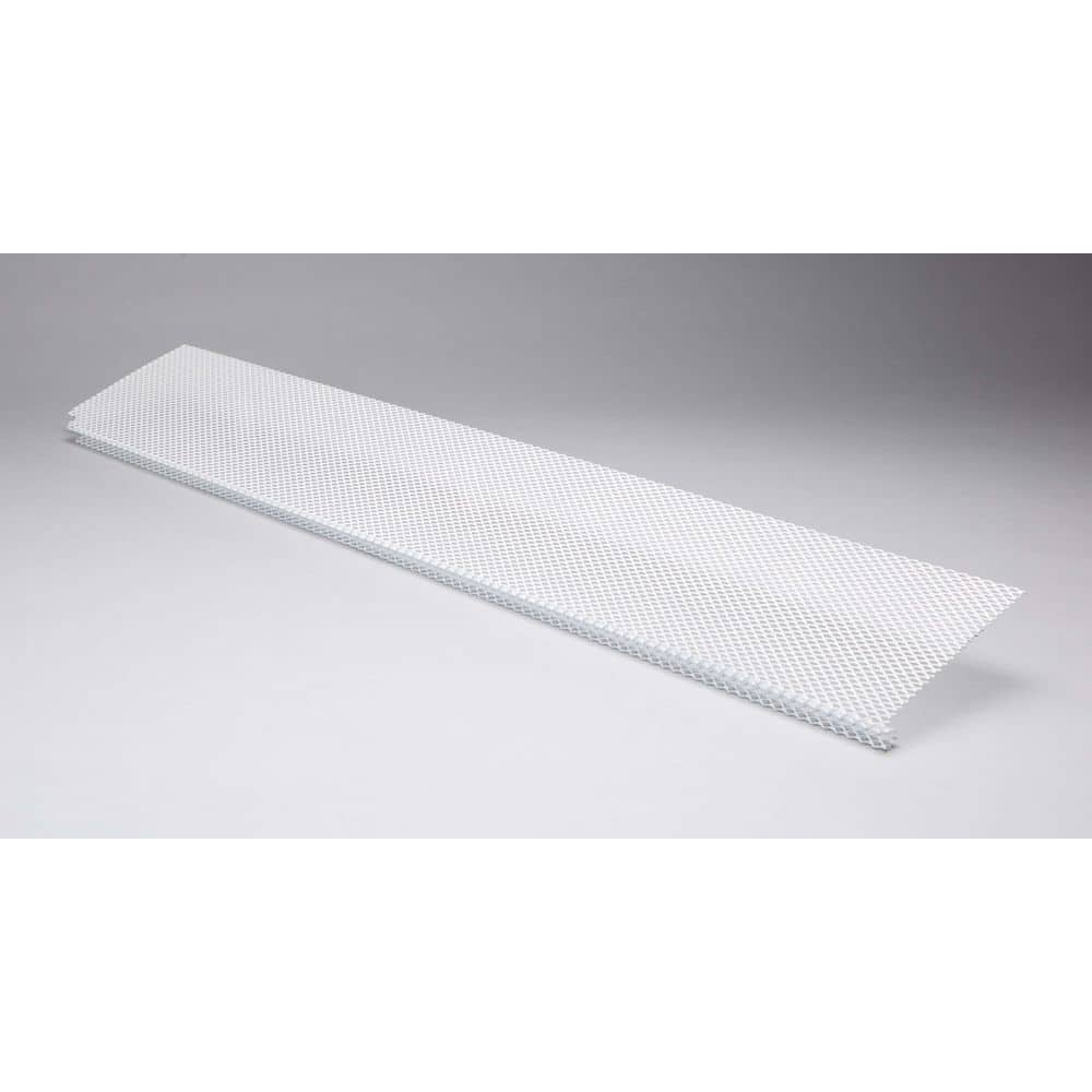 Amerimax Lock-In 3 ft. White Metal Mesh Gutter Guard 6363XHP - The Home ...