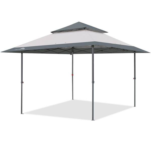 EAGLE PEAK 13 ft. x 13 ft. Straight Leg Pop Up Canopy Tent Instant ...