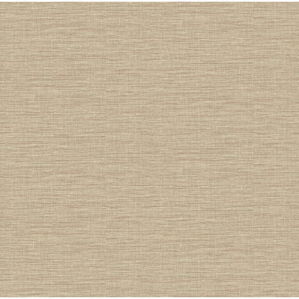 A-Street Prints Lela Wheat Faux Linen Wallpaper 2971-86182 - The Home Depot