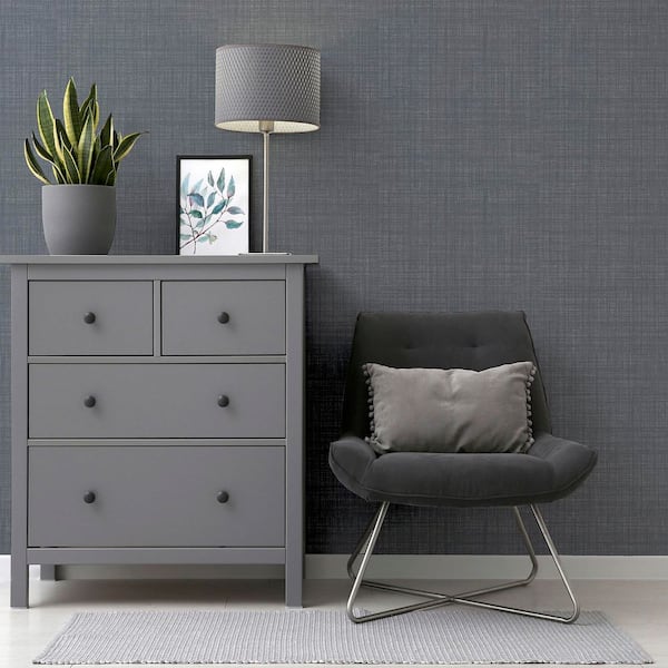 Arthouse Rafe Grey Woven Texture Wallpaper Sample AH946006SAM - The ...