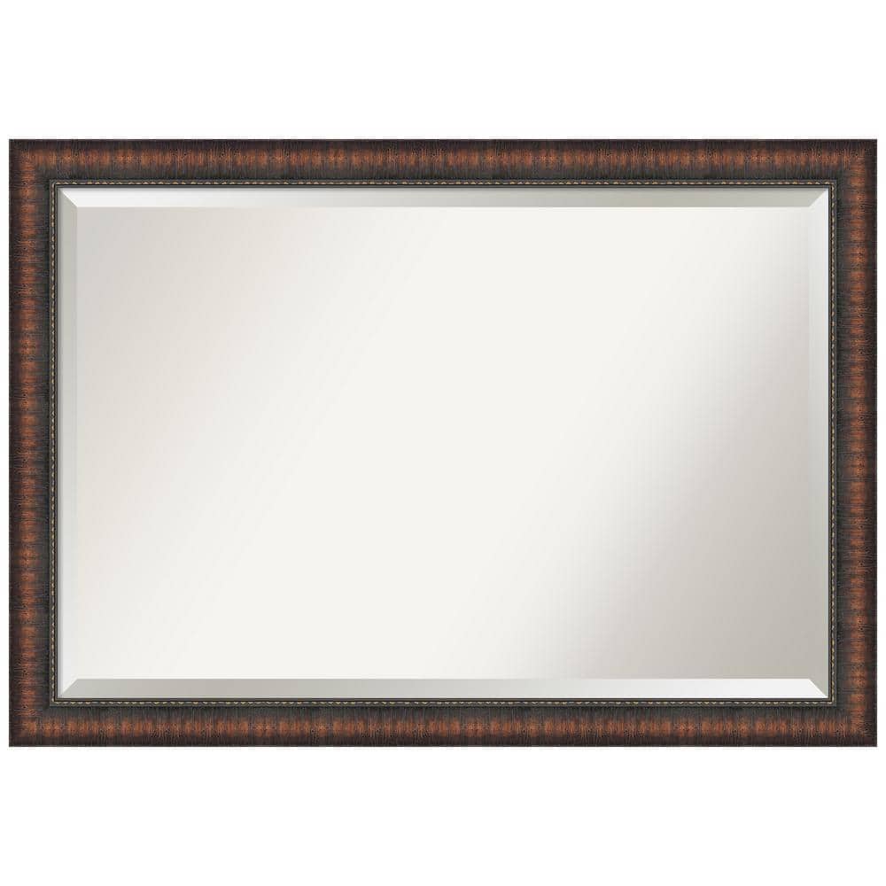 Amanti Art Caleb Brown 40 in. W x 28 in. H Beveled Farmhouse Rectangle ...