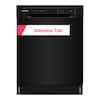 Frigidaire 24 in. Black Front Control Tall Tub Dishwasher with ...