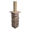 ClipStone 14 in. x 14 in. x 12 in. ProStack Column Wrap in Poinset CSS ...