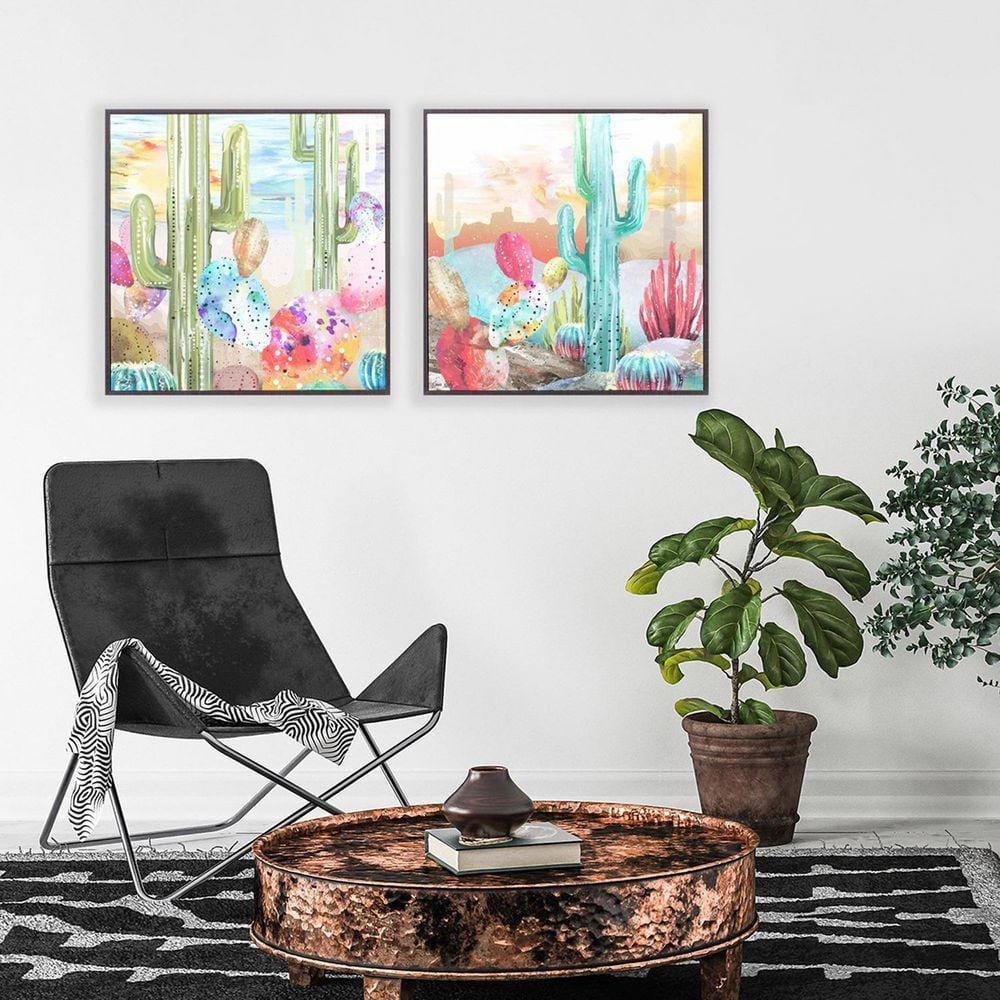 Paragon Haley 2 Piece Framed 2 Piece Nature Art Print 19 in. x 19 in ...