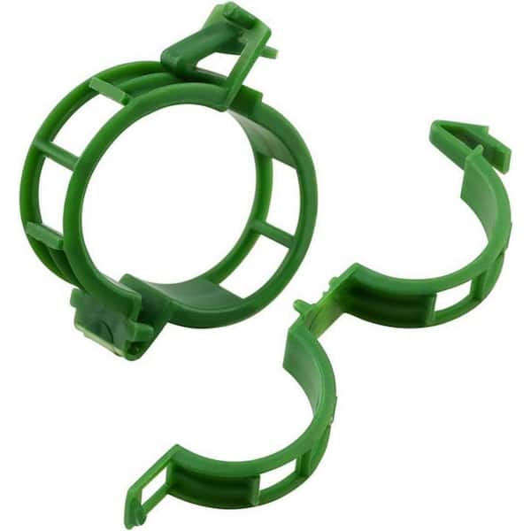 .N/A 18 in. Green Bendable Steel Plant Support Stakes for Indoor ...
