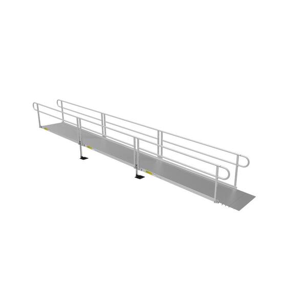 EZ-ACCESS PATHWAY 3G 24 ft. Wheelchair Ramp Kit with Solid Surface ...