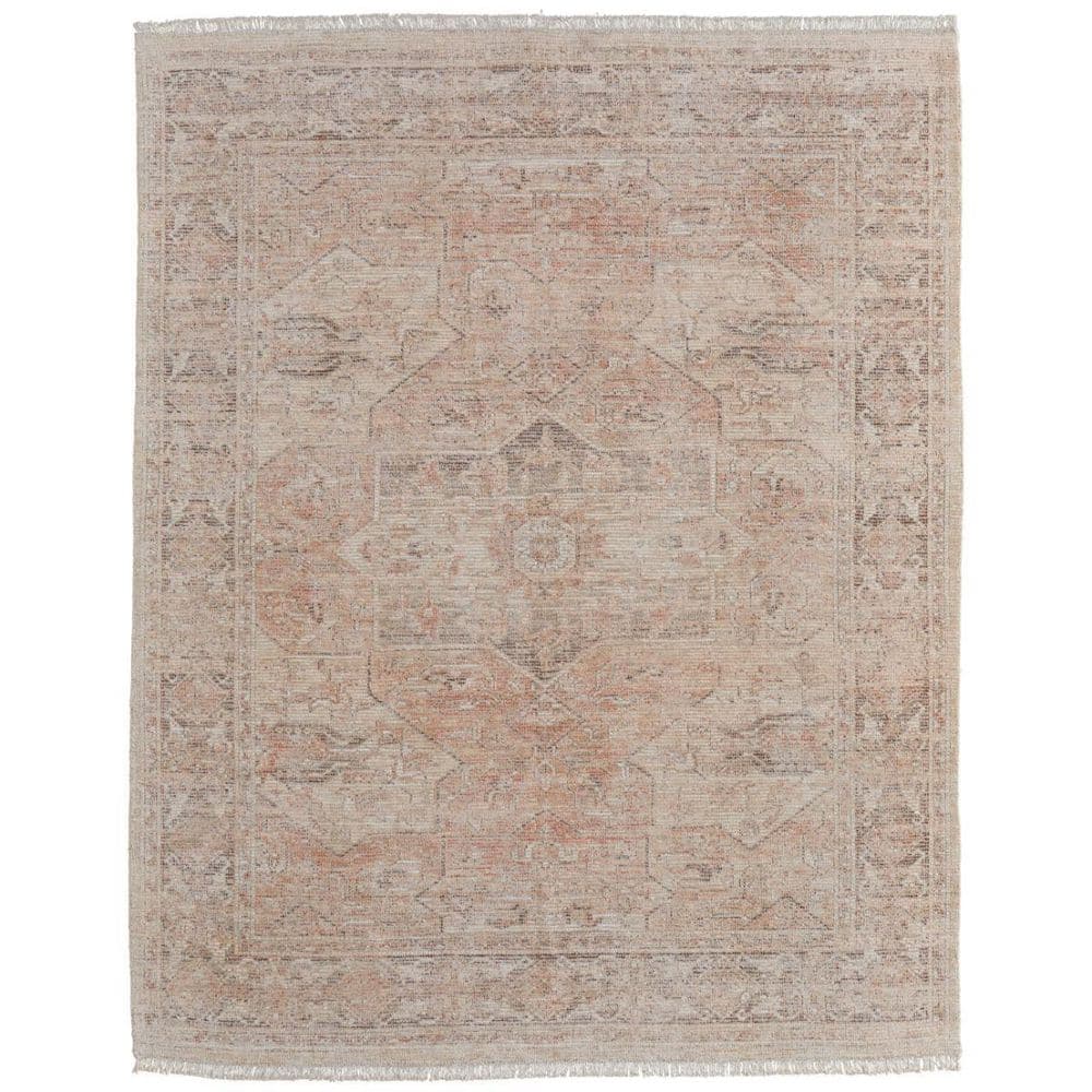 HomeRoots 4 X 6 Tan, Orange, Ivory Oriental Area Rug 2000566216 - The ...