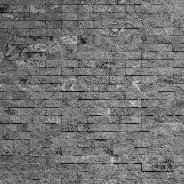 Evolve Stone District View 15.5 in. x 4 in. Phantom Shadow Non-Rated Corner Stone Veneer Siding ...