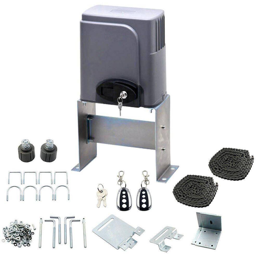 DOORADO Slide Single Automatic Gate Opener Kit with 2 Remote Controls ...