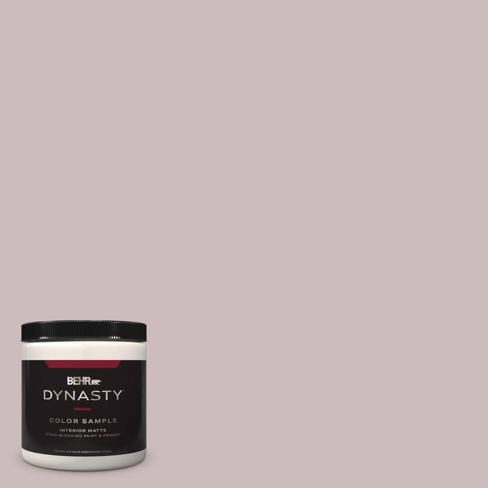 BEHR DYNASTY 8 oz. #100E-3 Pastel Violet Matte Stain-Blocking Interior ...