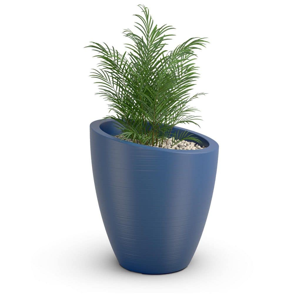 Reviews for Mayne Modesto 30 in. Round Neptune Blue Polyethylene ...