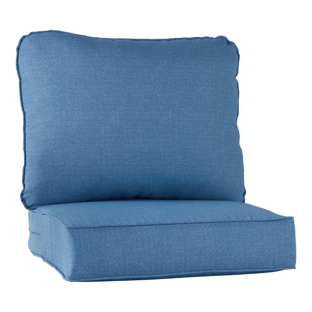 Greendale Home Fashions 24 in. x 24 in. 2-Piece Outdoor Deep Seat ...