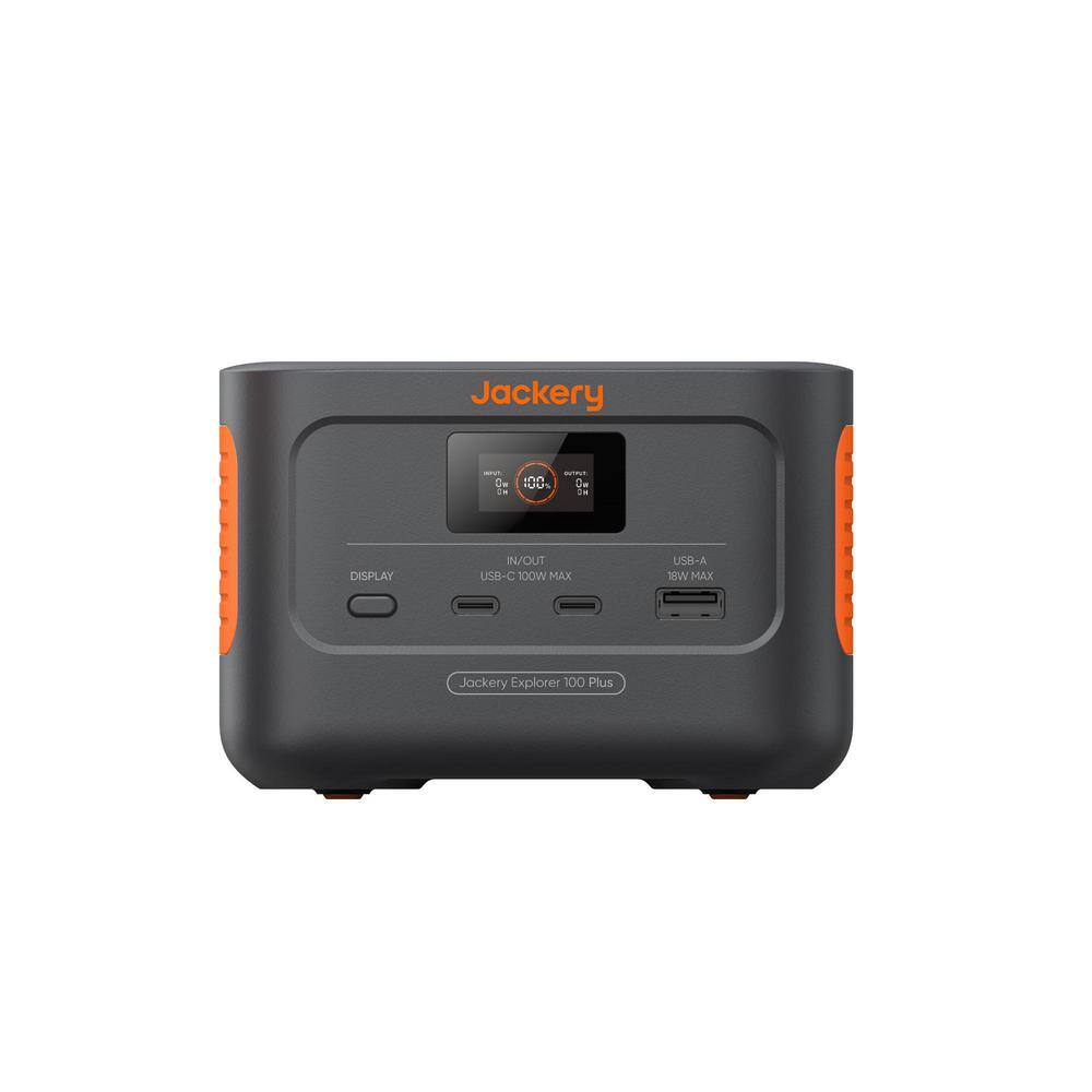 Jackery 128-Watt Output Power Station Explorer 100 Plus Push Button ...