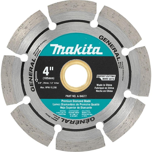 Reviews for Makita 4 in. General Purpose Diamond Segmented Rim Blade ...