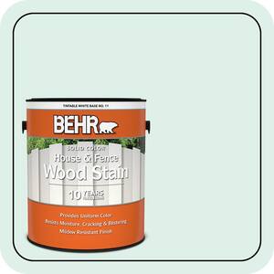 BEHR 1 gal. #BXC-85 Quiet Teal Solid Color House and Fence Exterior ...