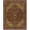 Home Decorators Collection Silk Road Red 8 ft. x 10 ft. Medallion Area ...